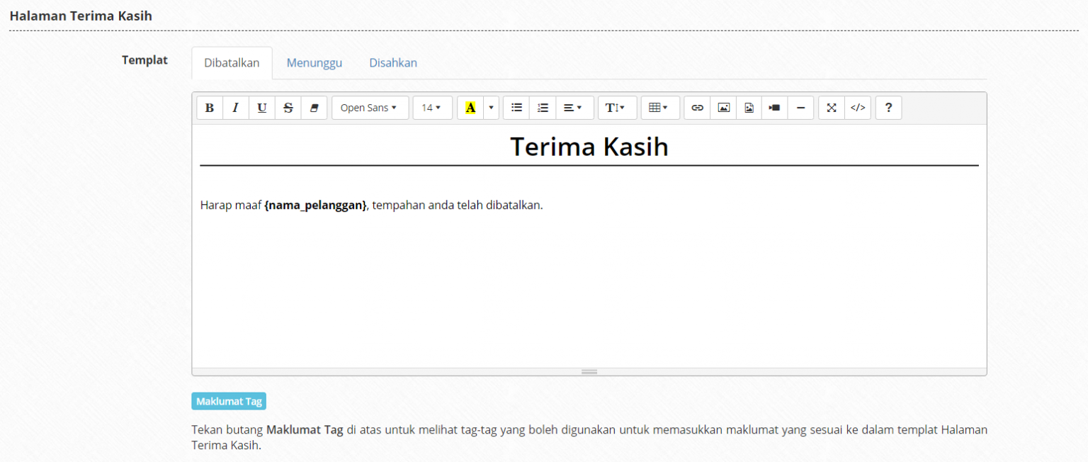 Borang – Tutorial OnPay
